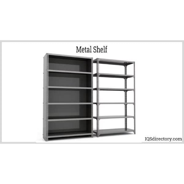 Closed Steel Shelving Shelves - Little Lots Furniture